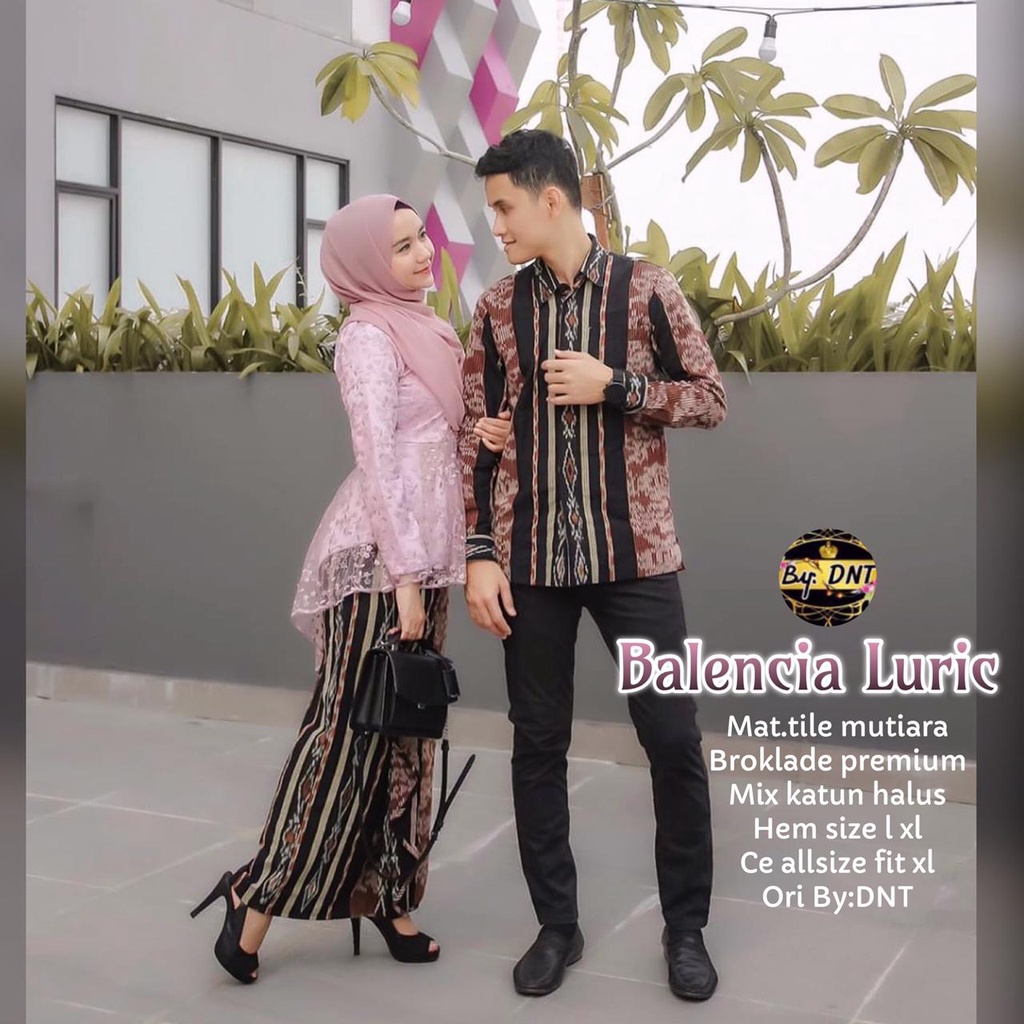 Jual [100% ORIGINAL PRODUCT] [COD] COUPLE BALENCIA KEBAYA DAN KEMEJA ...