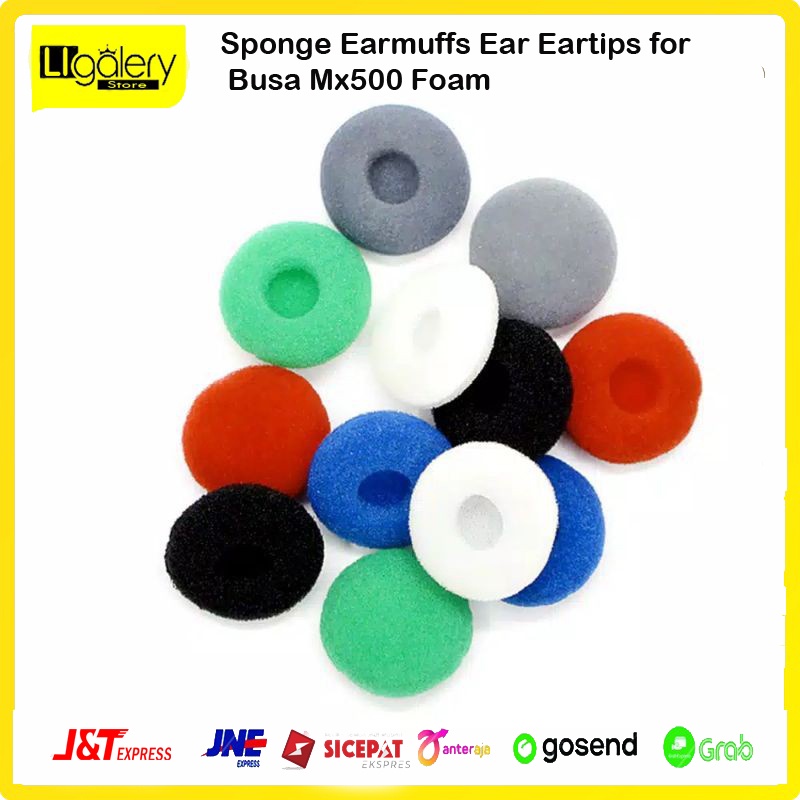 Jual Sponge Earmuffs Ear Eartips forEarbuds Busa Mx500 Foam | Shopee ...