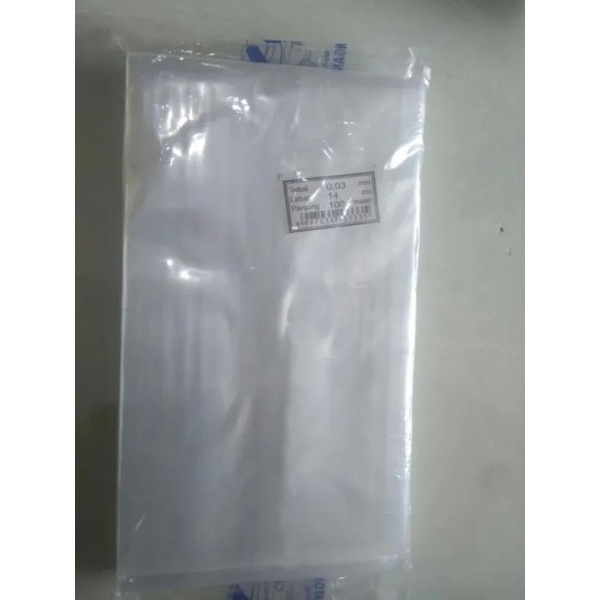 Jual Plastik roll jet PP tebal 0,03mm lebar 14cm panjang 100 meter ...
