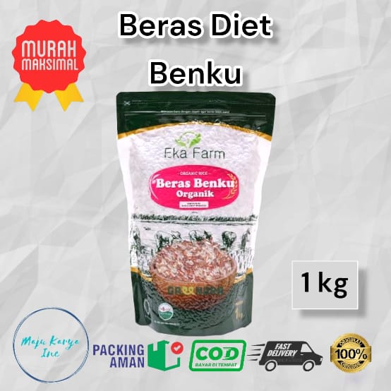 Jual Beras Diet Benku Organik Eka Farm 1 kg | Shopee Indonesia