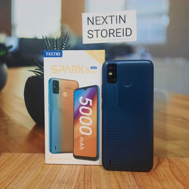 Jual TECNO SPARK 6 GO 2021 2/32 4/64 SECOND FULLSET | Shopee Indonesia