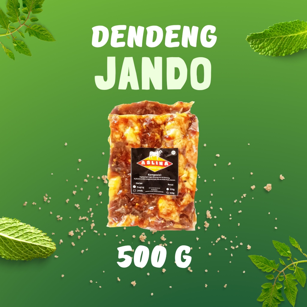 Jual Dendeng Jando Sapi Aslina 500g | Shopee Indonesia