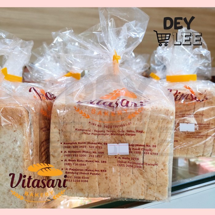Jual VITASARI Roti Tawar Gandum Kecil isi 10 lembar Bandung | Shopee ...