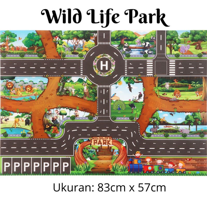 Jual Alas Mainan Peta Jalanan Anak / Peta Jalan Perkotaan / Urban Road ...