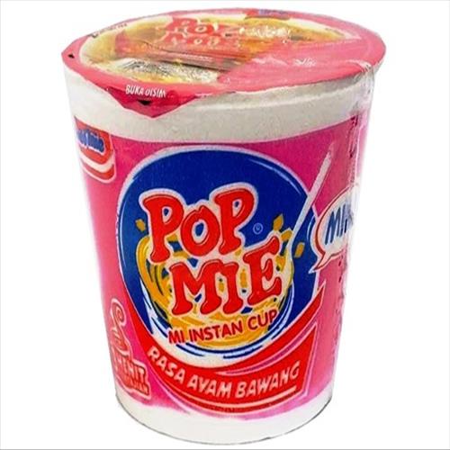 Jual S18327 MIE INSTANT INDOMIE 40GR MINI POPMIE AYAM BAWANG MAJU ...