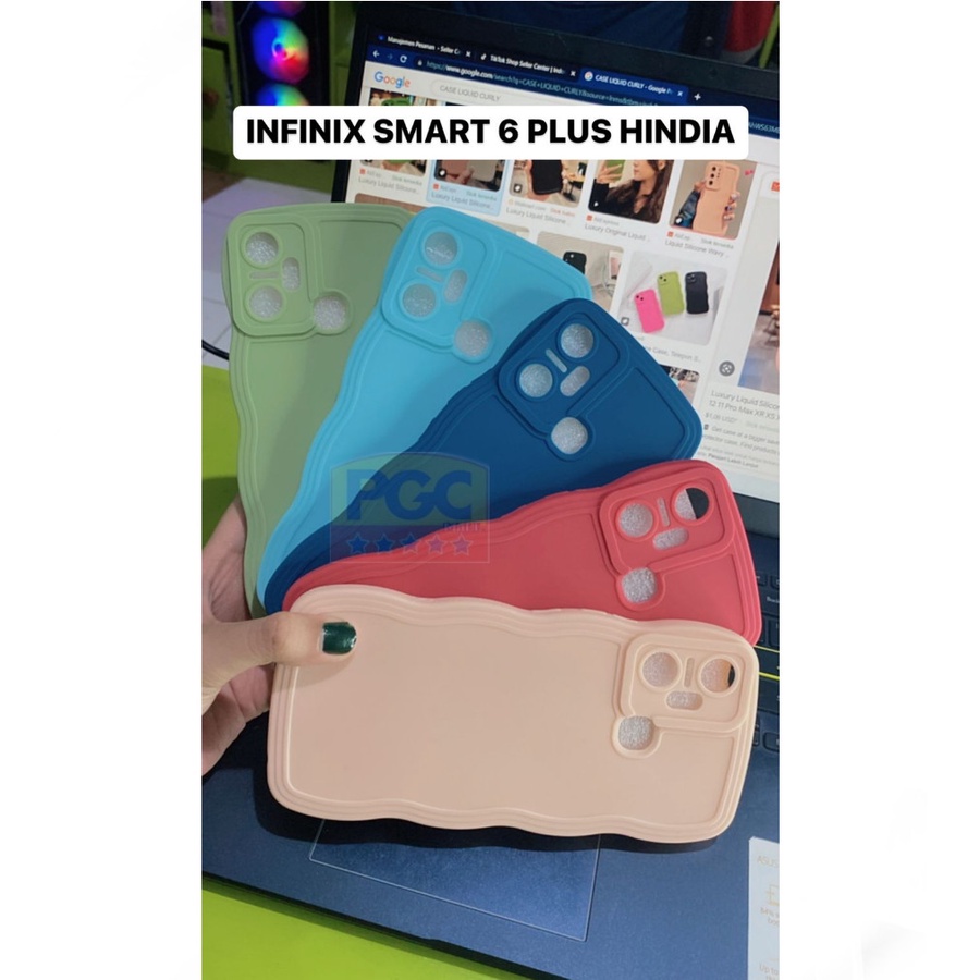 Jual CASE LIQUID CURLY ( INFINIX SMART 6 PLUS HINDIA ) SILIKON HP ...