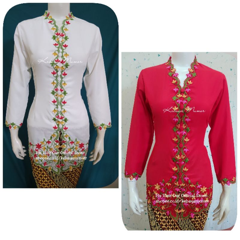 Jual Kebaya Encim Termurah. Kebaya Encim. Kebaya Bordir. Kebaya Putik ...