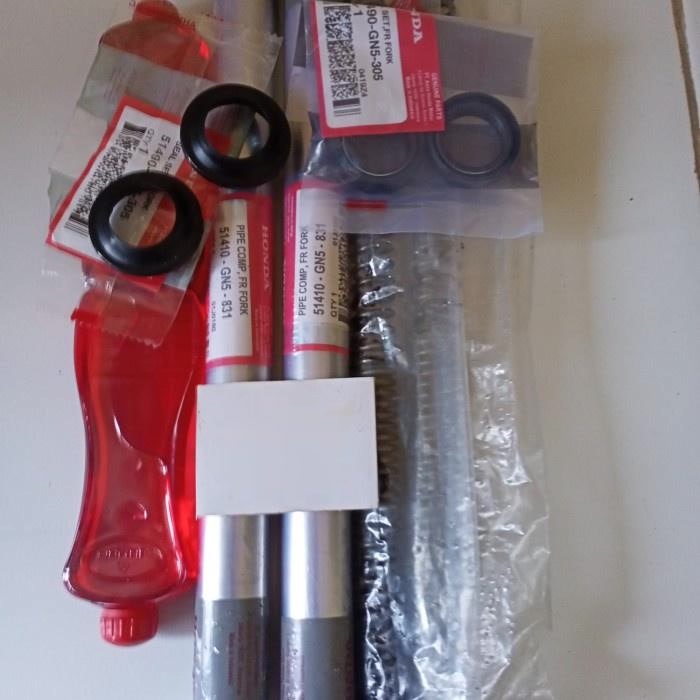 Jual as shock+per+seal atas bawah dan oli shock Honda Grand,Supra fit ...