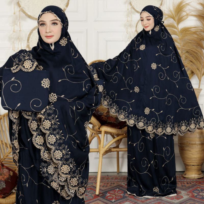 Jual MUKENA BORDIR TERATAI GRASELLA GOLD TERMURAH | Shopee Indonesia