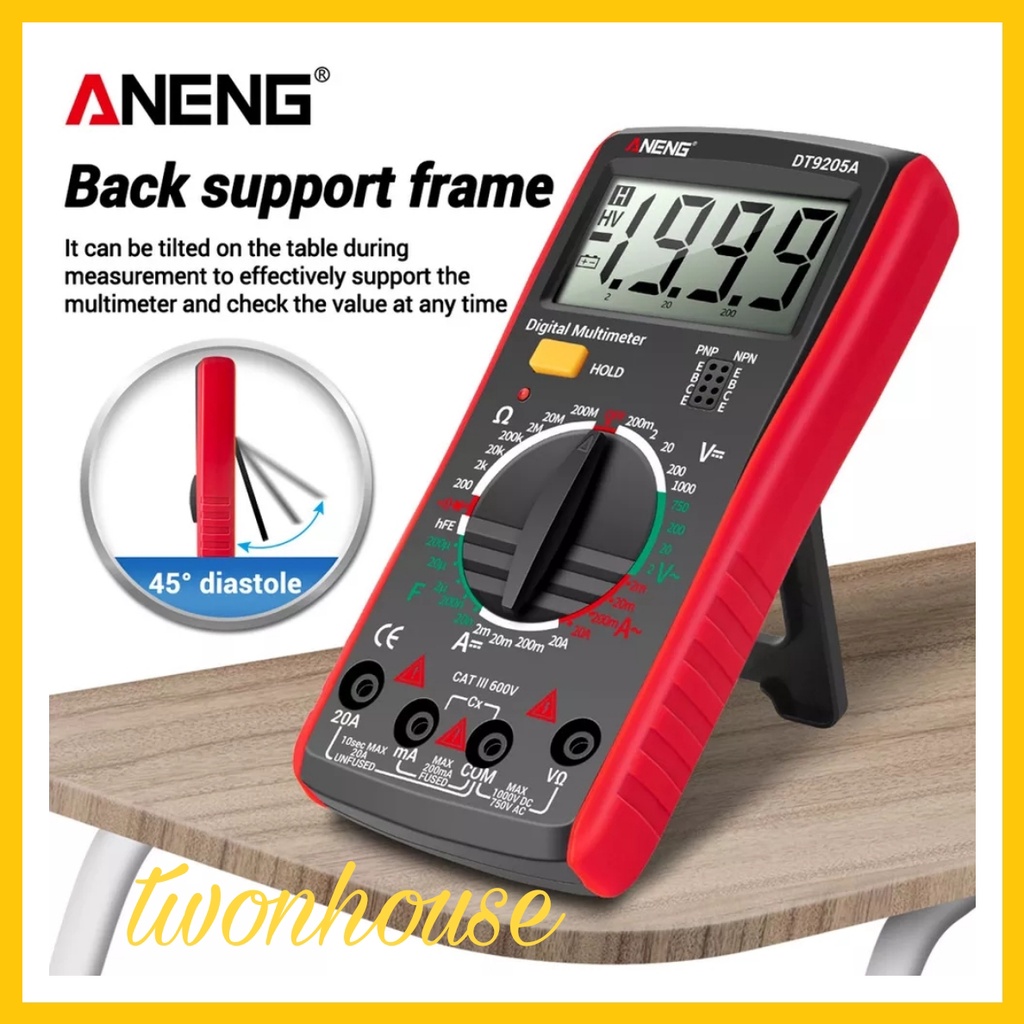 Jual Digita Multimeter Avo Voltage Tester Profesional AC DC Tegangan ...