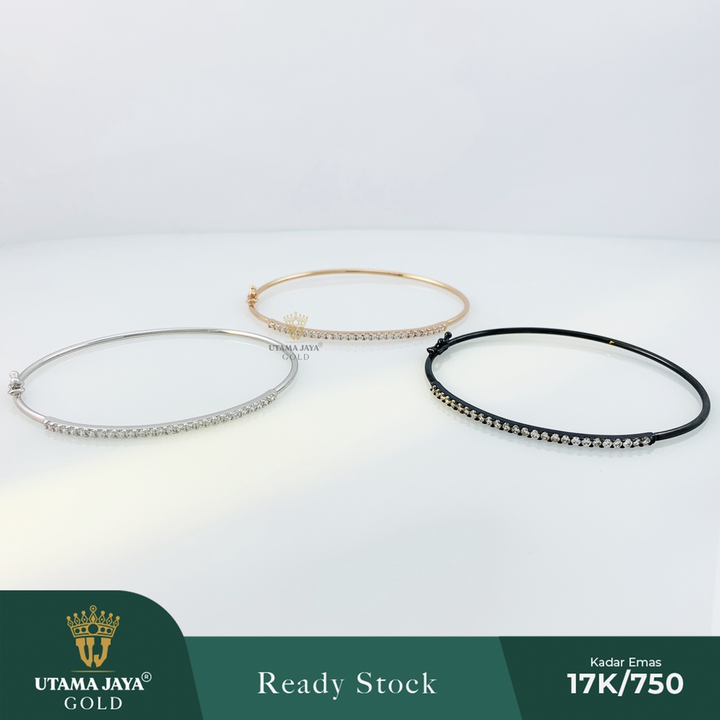 Jual Gelang kaku model stack mata listring | Shopee Indonesia