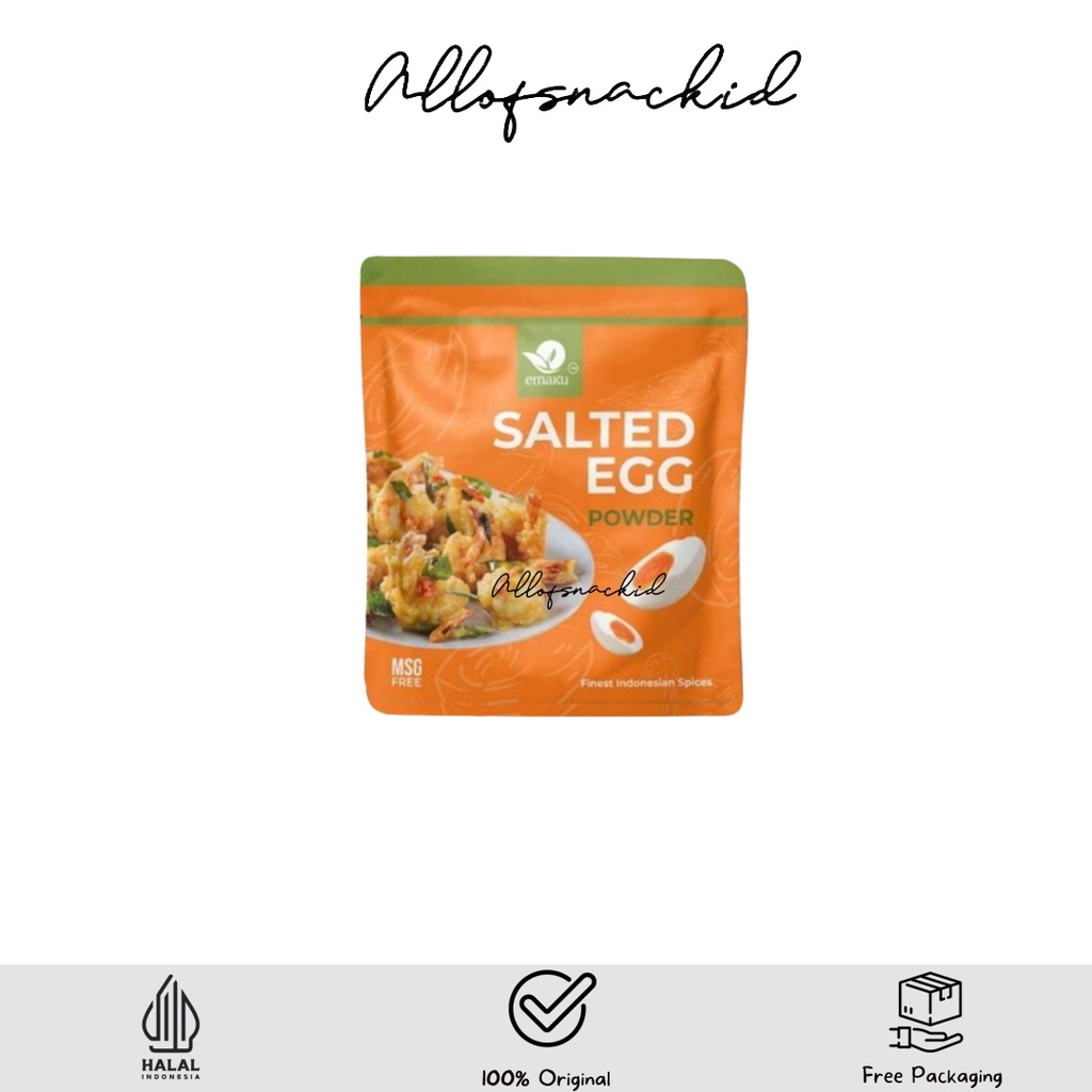 Jual Emaku - Salted Egg Powder - Bumbu Telur Asin - Non MSG - Bumbu ...