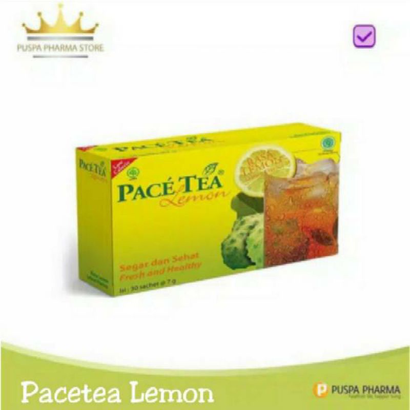 Jual Pace tea jasmine 1Box isi 30 sachet/ pacekap isi 50kapsul | Shopee ...