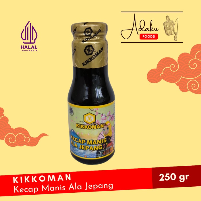 Jual KIKKOMAN Japanese sweet Sauce kecap manis jepang HALAL Botol 250gr ...