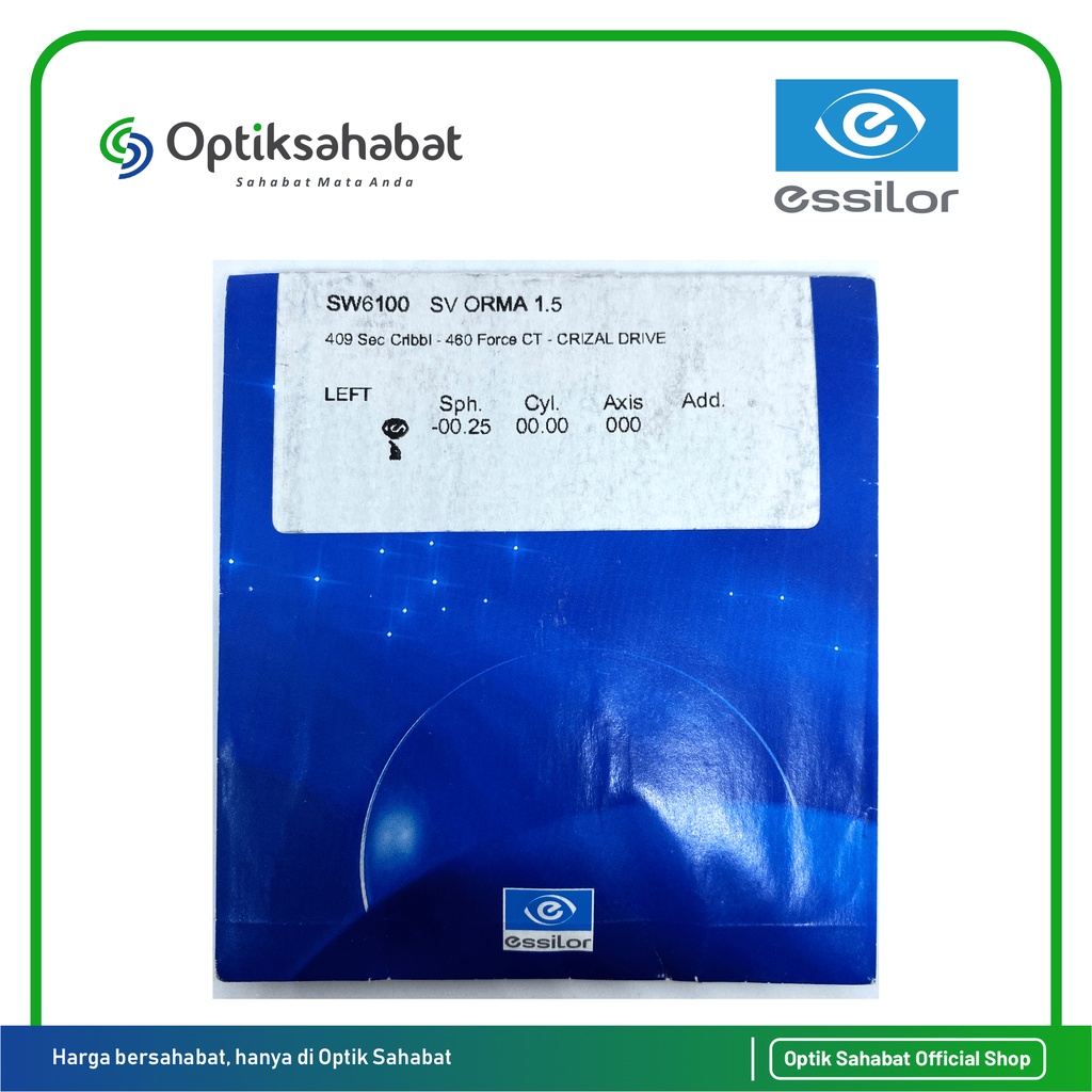 Jual Lensa Essilor Crizal Drive Original - Sahabat Eyewear official ...