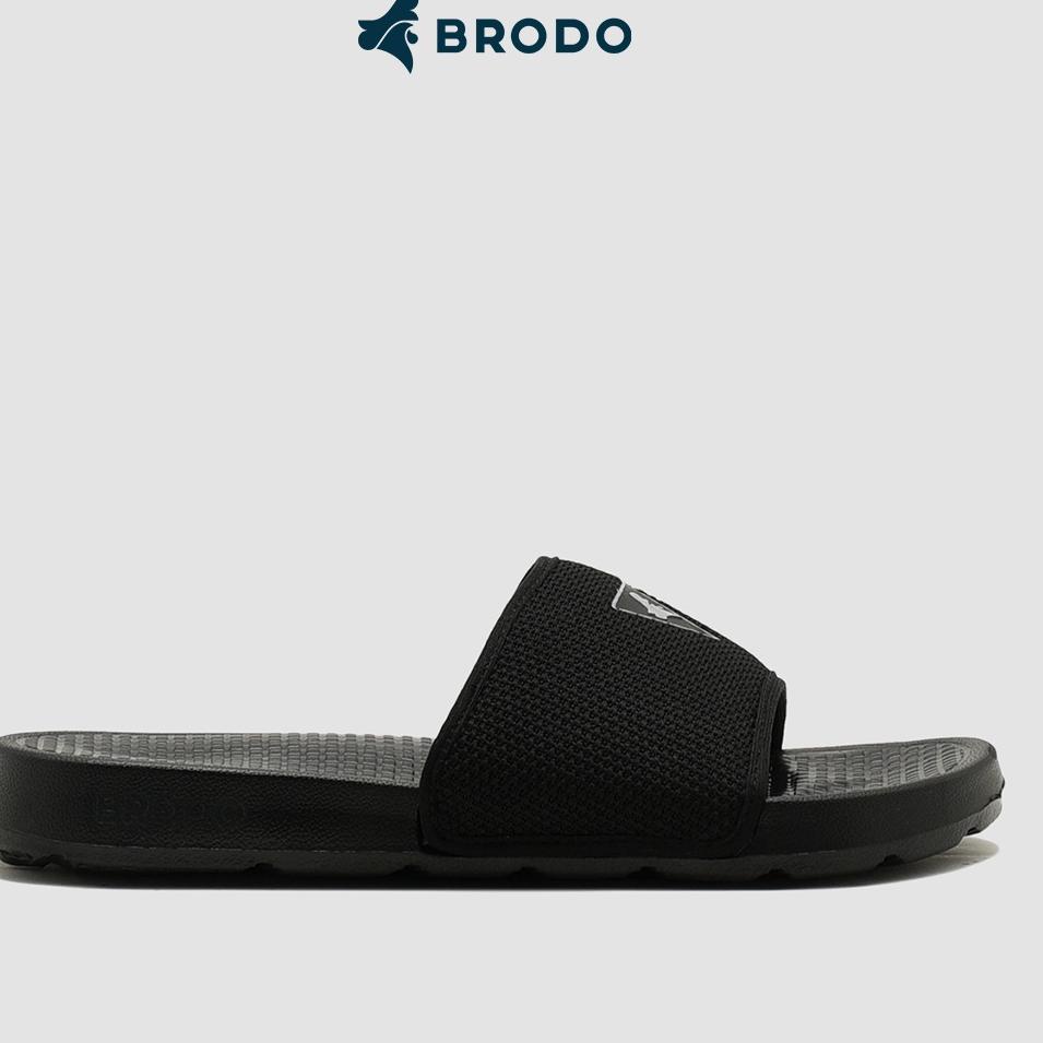 Jual Harga Bersahabat BRODO - Sandal Broslides Active Full Black ...