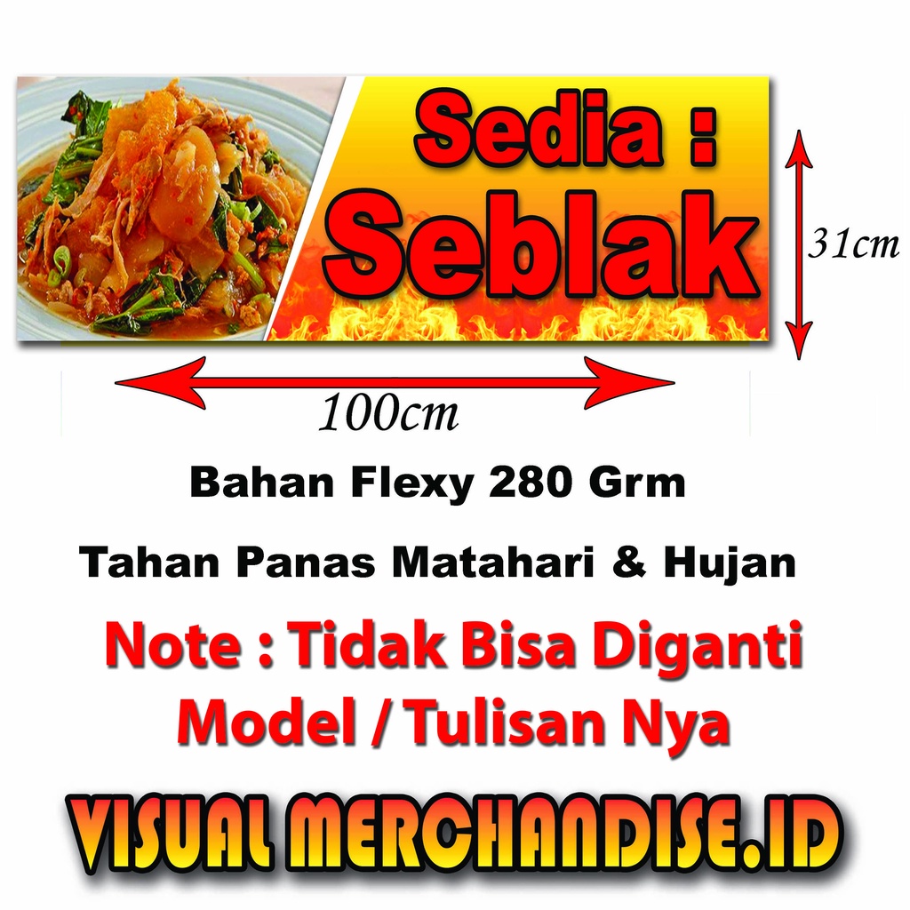 Jual Spanduk Jualan Seblak | Shopee Indonesia