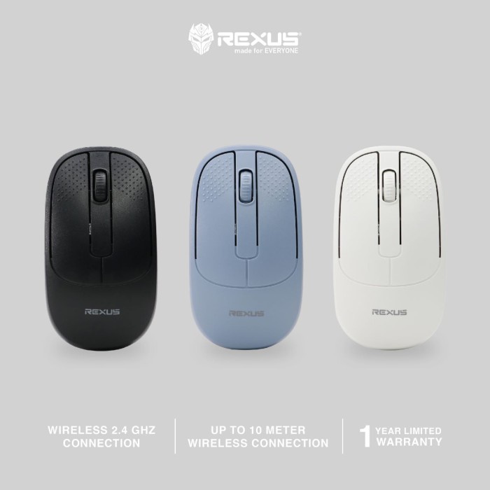 Jual Rexus Q5 Mouse Office Silent Wireless 2.4GHz | Shopee Indonesia