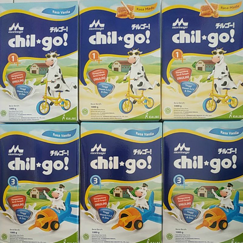 Jual MORINAGA CHILGO 1+ / CHILGO 3+ 1000g | Shopee Indonesia