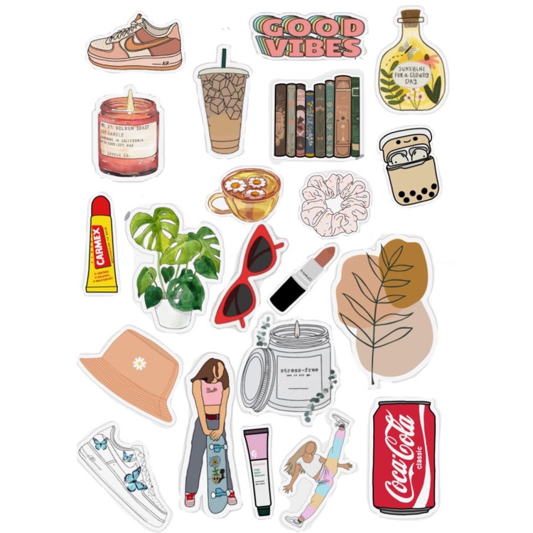 Jual STIKER GIRL / STIKER GIRL AESTHETIC / STIKER MURAH / STIKER LUCU ...