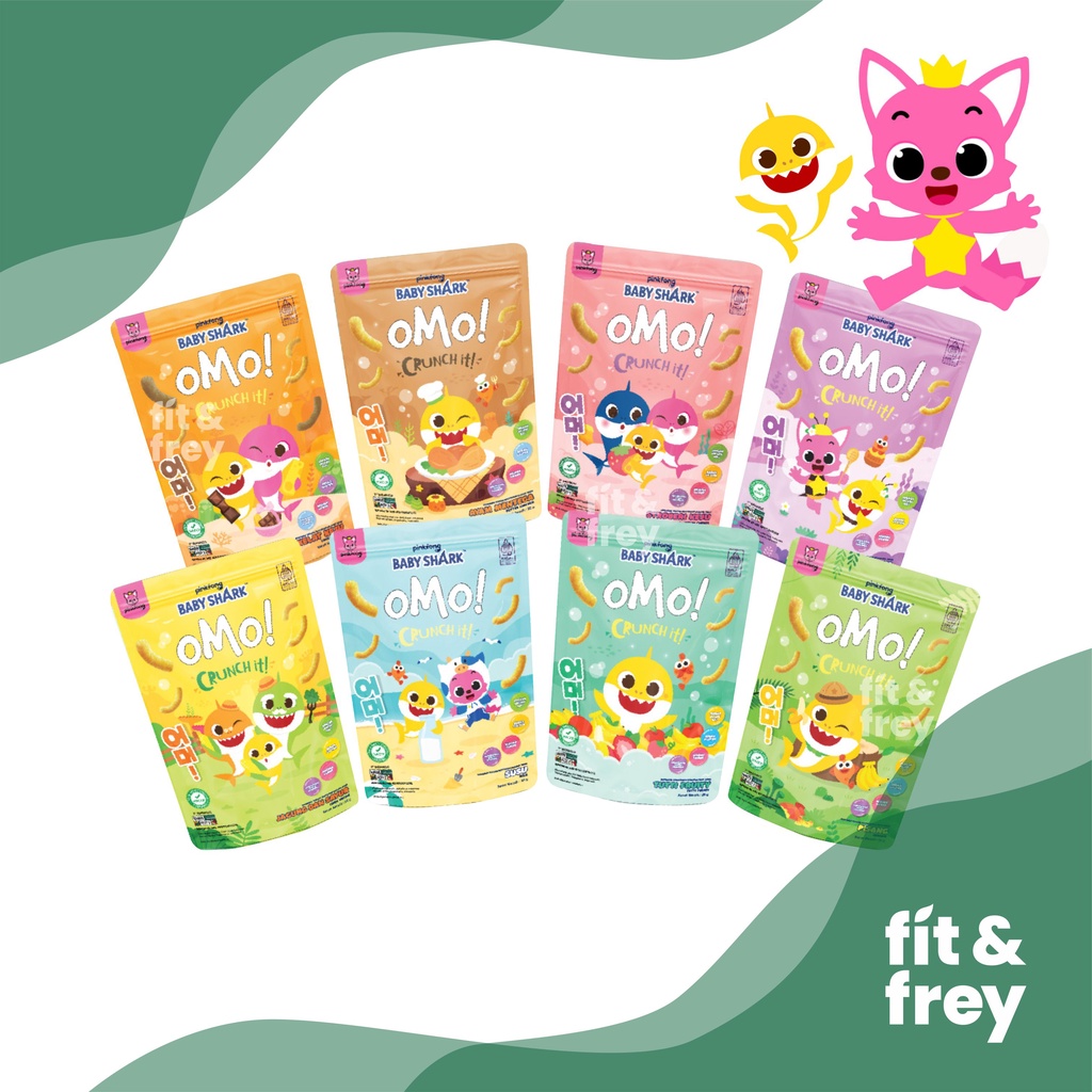 Jual Omo Crunch It Baby Shark 25g - Pinkfong Series - Snack Sehat Bayi ...
