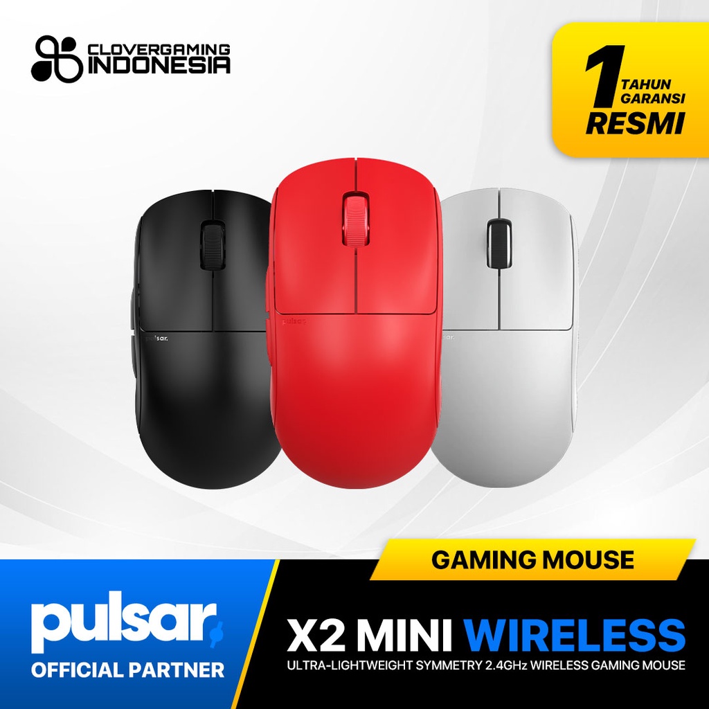 Jual Pulsar X2 Mini Wireless - 52g Extreme Lightweight Gaming Mouse ...