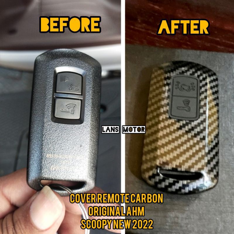 Jual COVER REMOTE SCOOPY 2021-2022 VARIO 150 CARBON COVER REMOTE SCOOPY ...