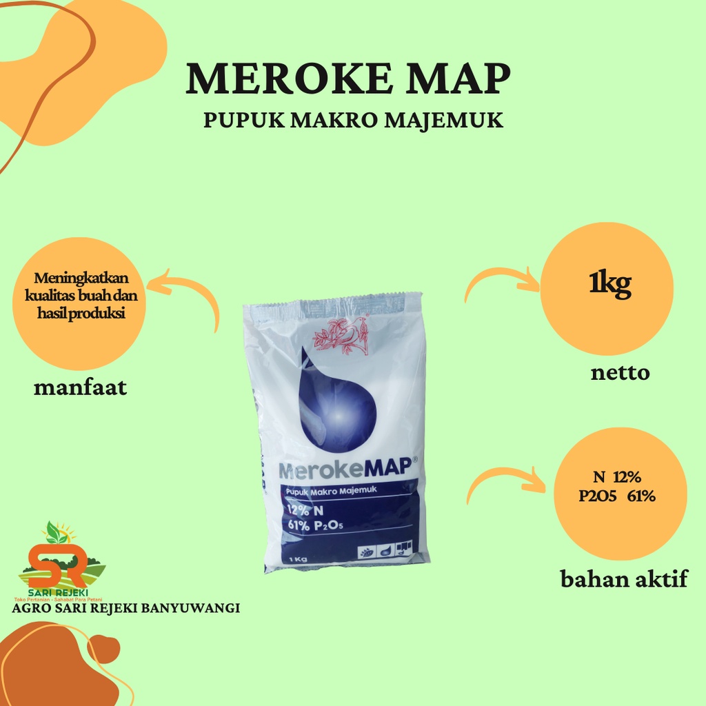 Jual PUPUK MAP MEROKE 1KG | Shopee Indonesia