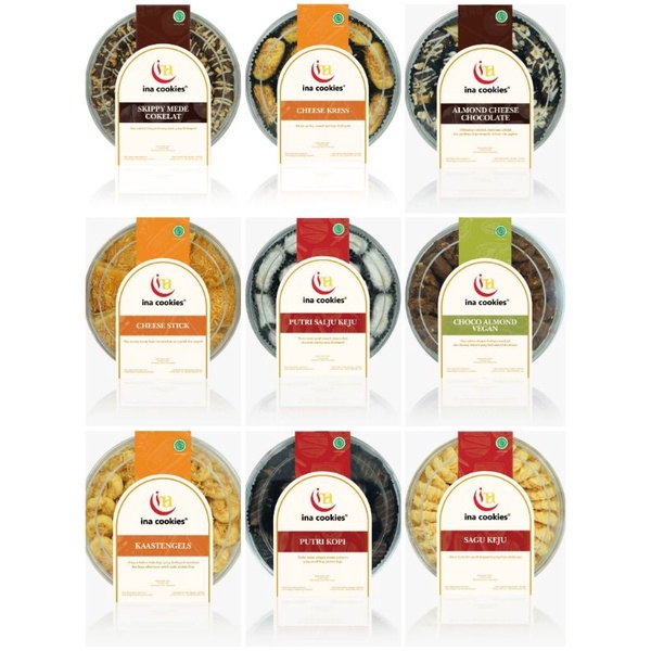 Jual INA COOKIES REGULER 31 varian rasa | Shopee Indonesia