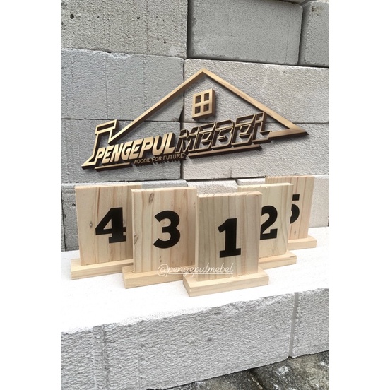 Jual PAPAN NOMER MEJA MAKAN, PAPAN NOMER MEJA CAFE, PAPAN NOMER MEJA ...