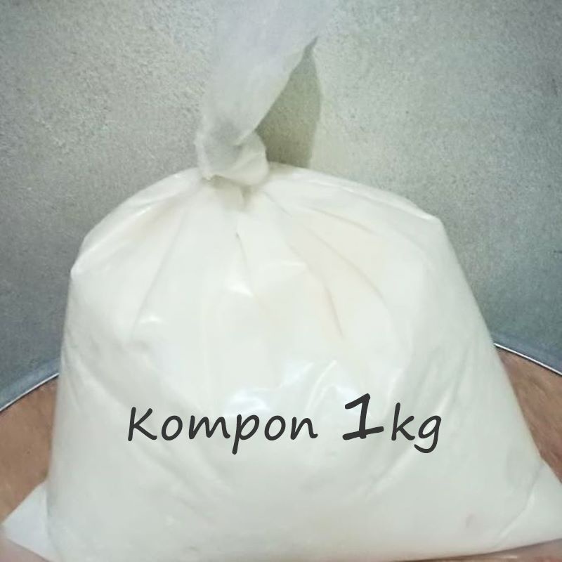 Jual Kompon Kiloan - 1 KG Kompon Putih Kiloan / Kumpon Poles Body Motor Mobil / Compound ...