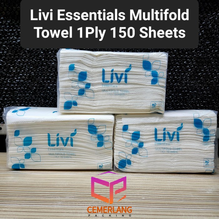 Jual Tisu Tissue Livi Essentials Towel Smart Multifold 150s 150's 150 ...