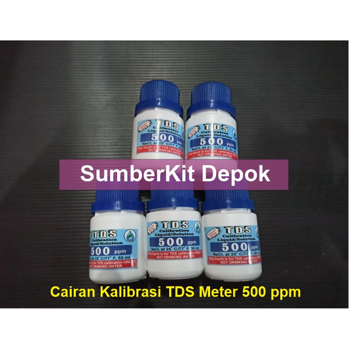 Jual Terlaris Cairan Kalibrasi Tds Calibration Solution Larutan Kalibrasi Tds 500Ppm | Shopee ...