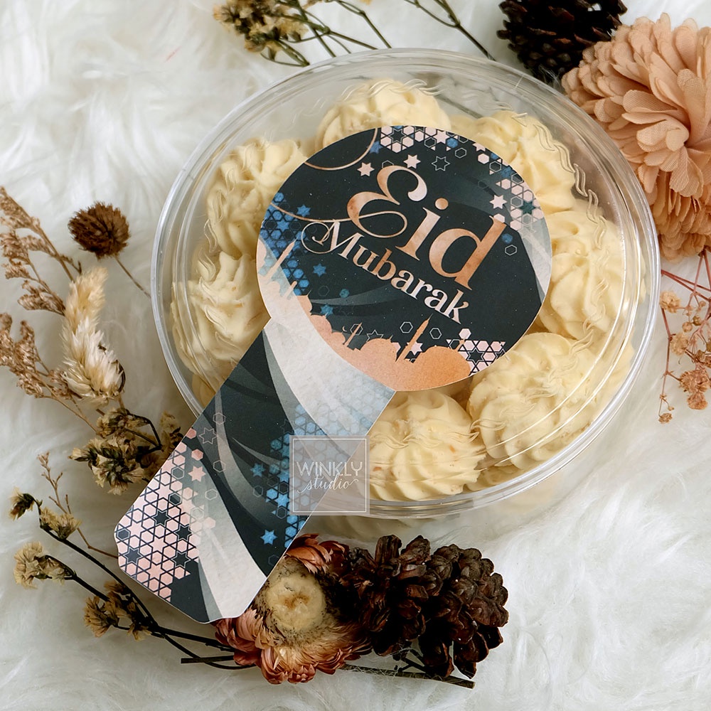 Jual STIKER LEBARAN / Sticker Toples Parcel Ramadhan / Label Idul Fitri ...