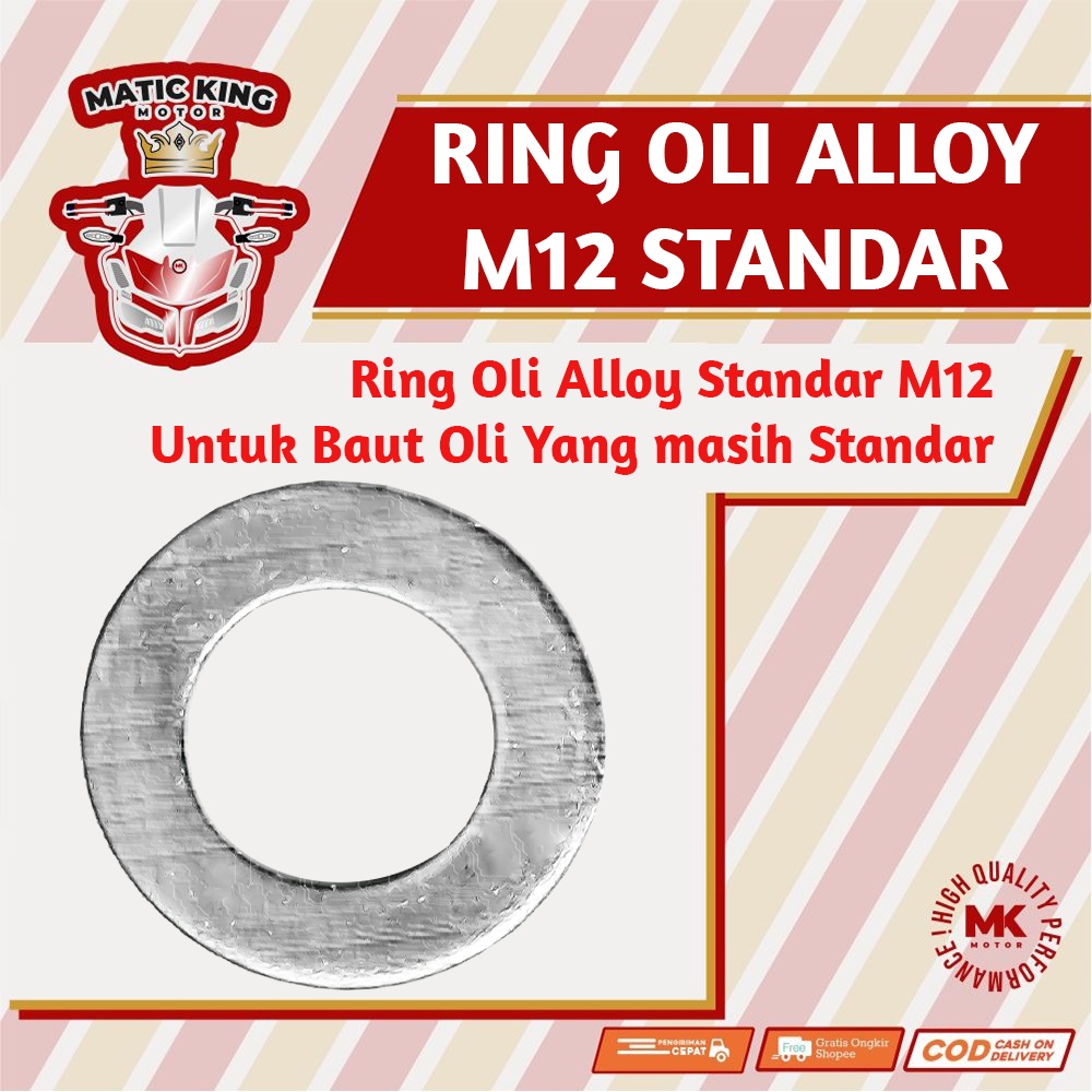 Jual Ring baut oli mesin bawah M12 Beat Vario Mio Scoopy Nmax Aerox ...