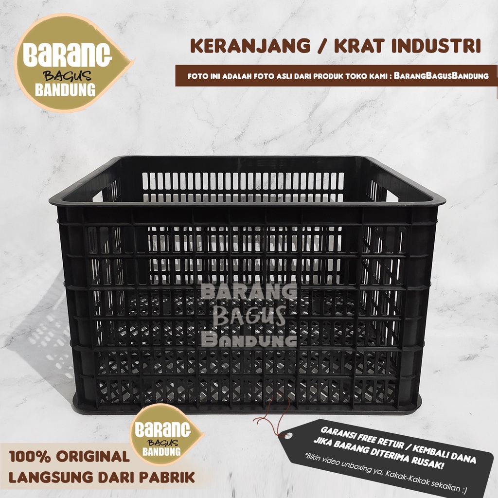Jual Container / Keranjang Angkut / Krat Industri Plastik / Crate Numan ...
