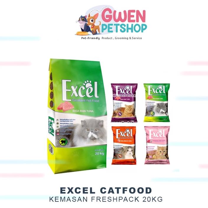 Jual Excel Cat Dry Food 20kg - Makanan Kering Kucing (1 KARUNG ...
