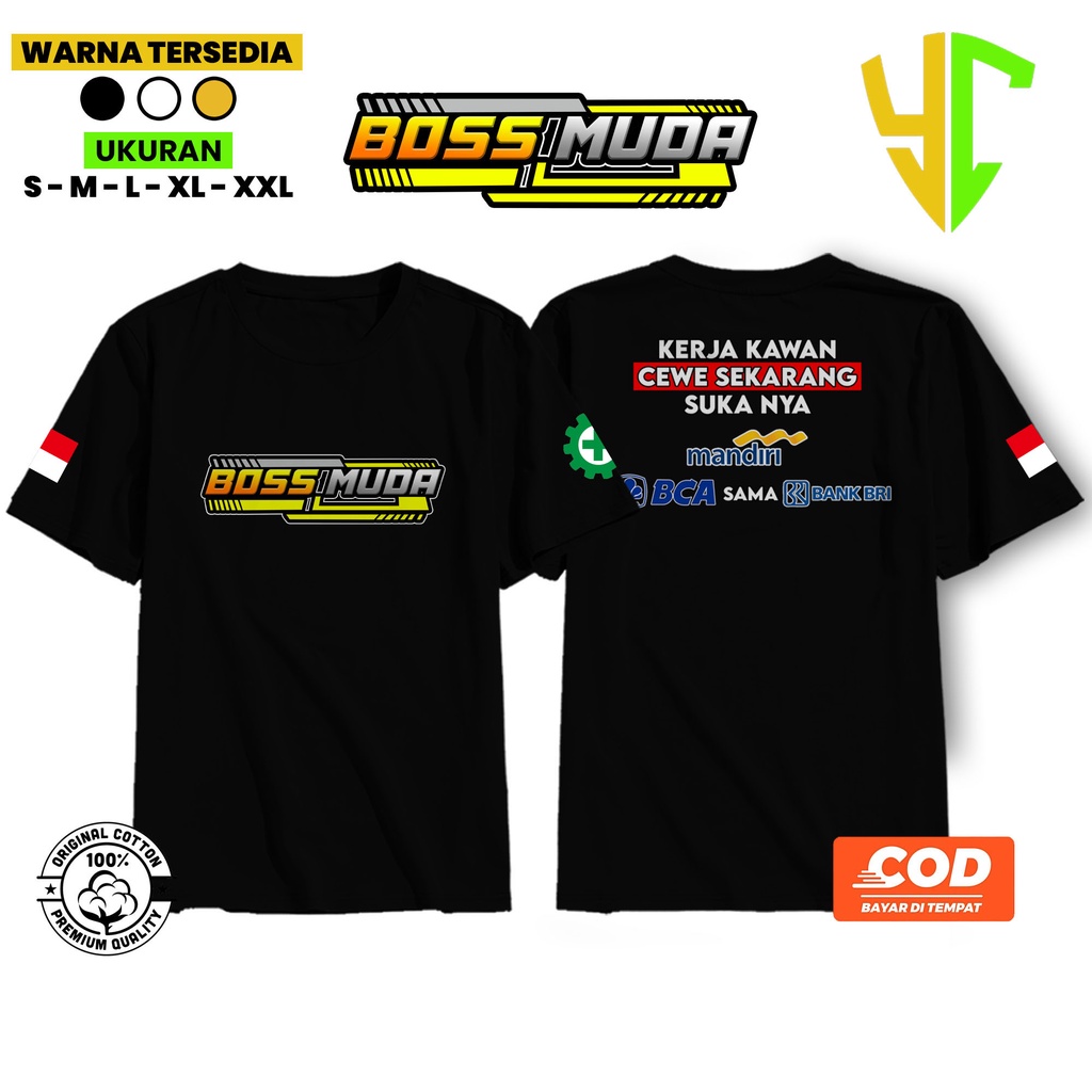 Jual Kaos Kata Kerja Kawan Bos Muda Cotton Combed 30s Pakaian Distro ... Jual Kaos Kata Kerja Kawan Bos Muda Cotton Combed 30s Pakaian Distro ...