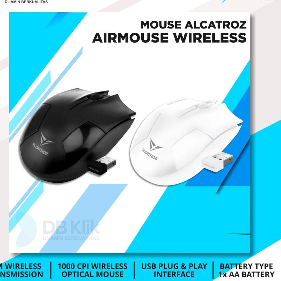 Jual Super Baru Mouse Wireless Alcatroz Airmouse | Shopee Indonesia
