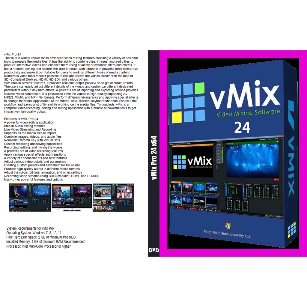 Jual vMix Pro 24 FULL VERSION | Shopee Indonesia