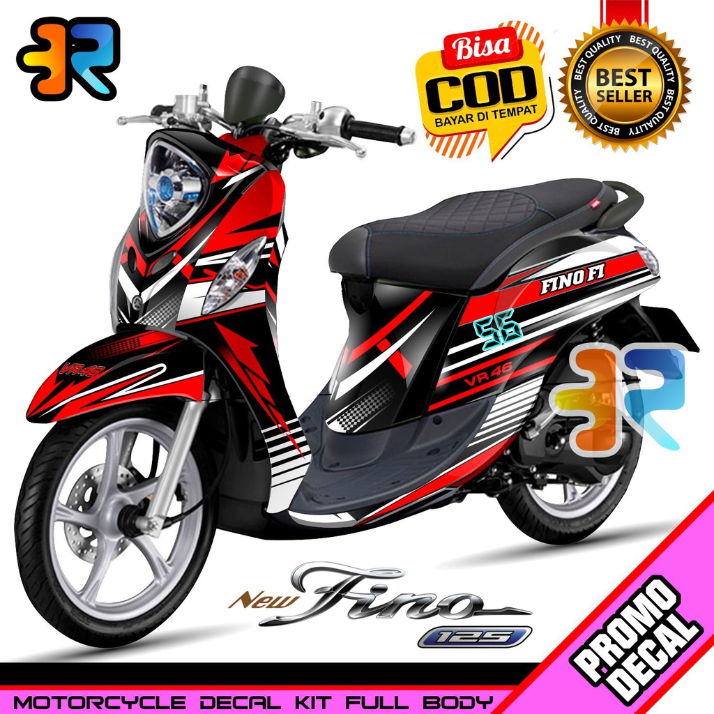 Jual Decal Fino 125 New Stiker Full Body Variasi Desain Racing | Shopee ...