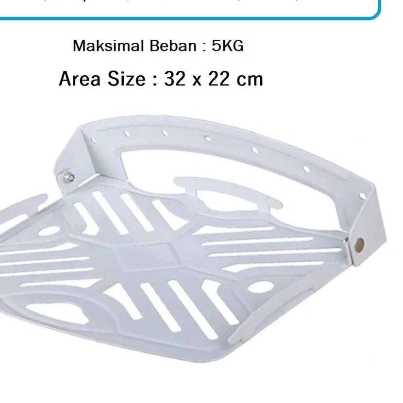 Jual Ambalan Rak Besi Bracket DVD DVR CCTV Rak Dinding Router TV Setup ...
