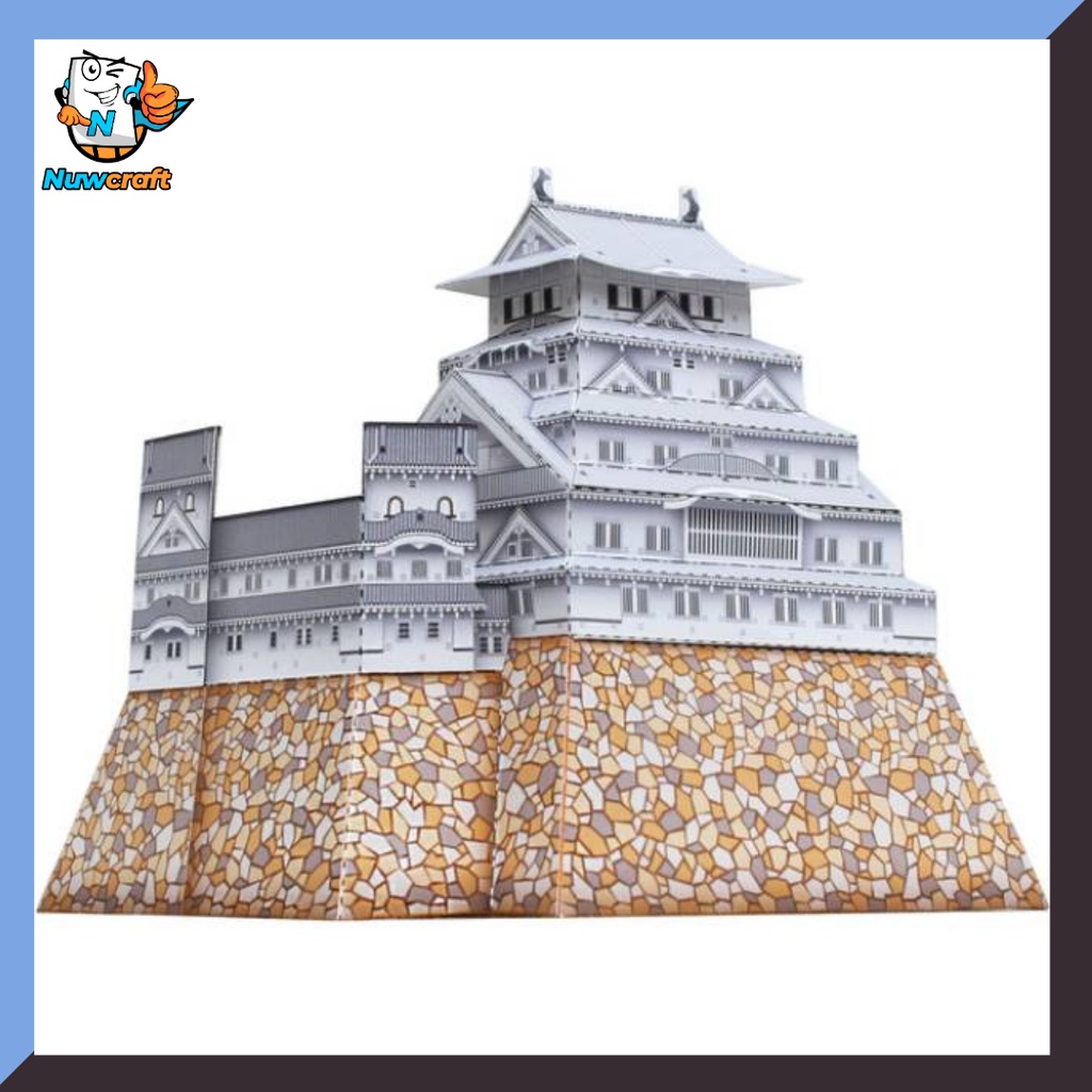 Jual Nuwcraft Himeji Castle Japan Mini Version kerajinan papercraft ...