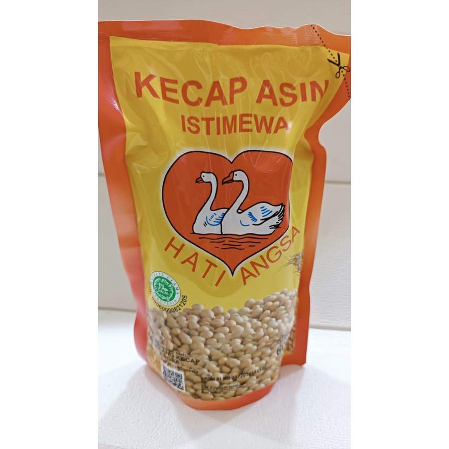 Jual KECAP ASIN ANGSA 600 ML/ HATI ANGSA PLASTIK | Shopee Indonesia