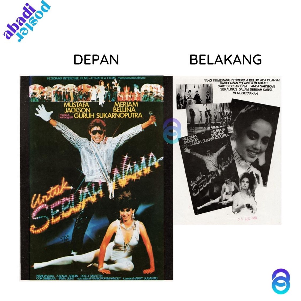 Jual poster film lawas untuk sebuah nama guruh soekarnoputra meriam ...