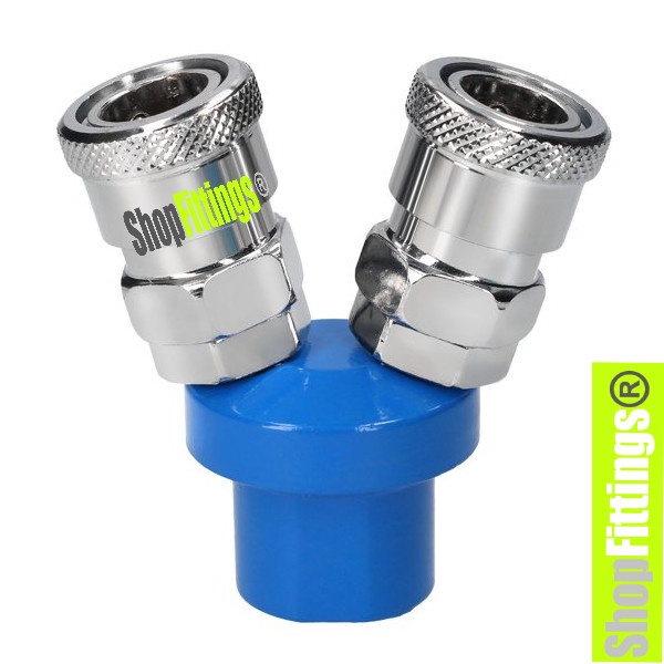 Jual [BISA COD] Kopler Kupler Cupler Copler Cabang 2 Air Quick Coupler ...