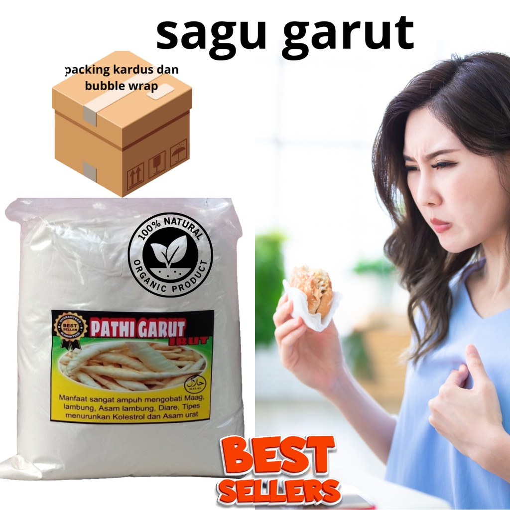 Jual tepung sagu Garut asli#pathi irut#umbi garut Tepung Garut Obat ...