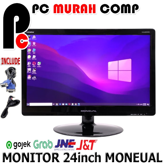 Jual Monitor Led 24inch Pc / MONITOR LED KOMPUTER 24 inch / LED GAMING ...