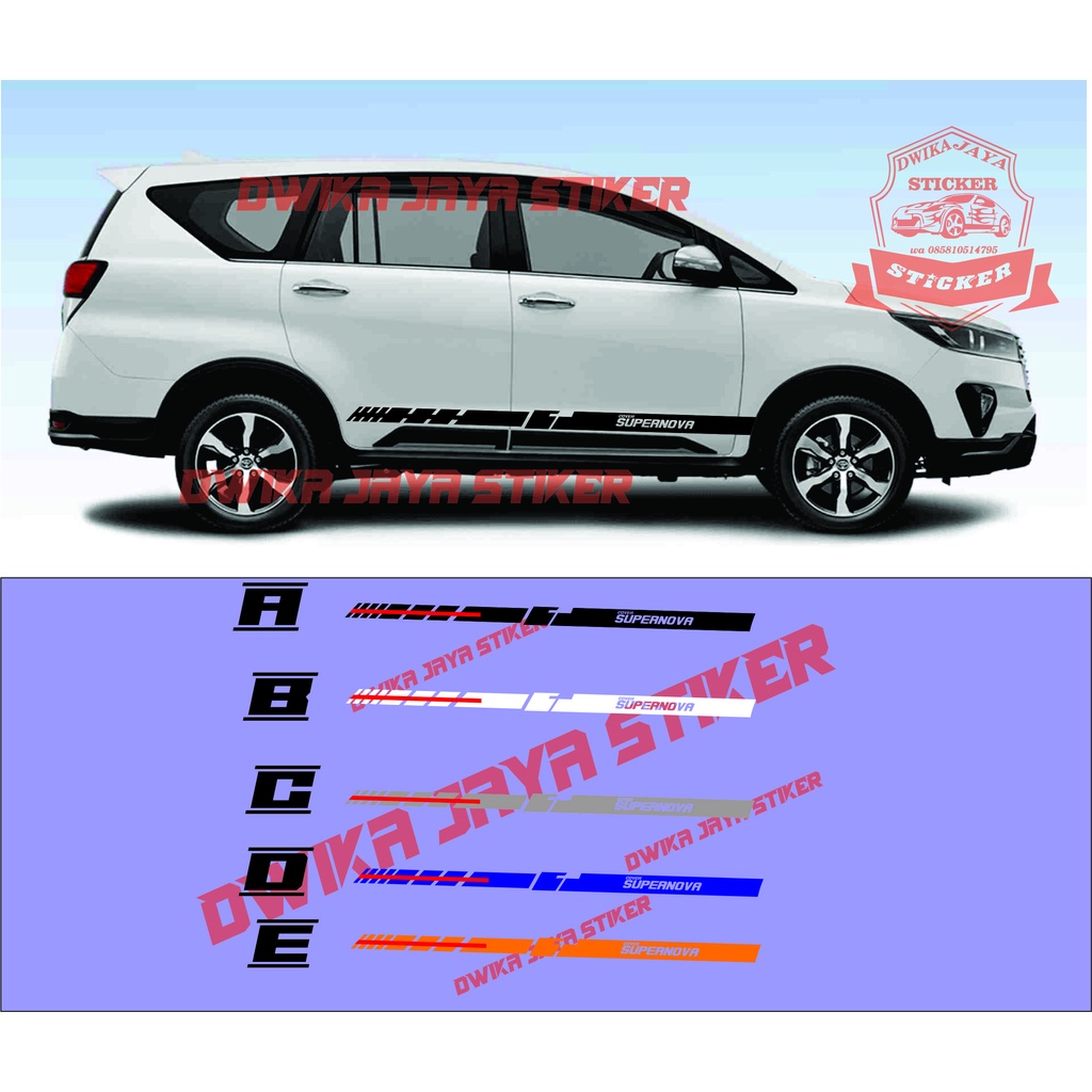 Jual Stiker stiker mobil toyota innova cutting stiker list mobil toyota ...