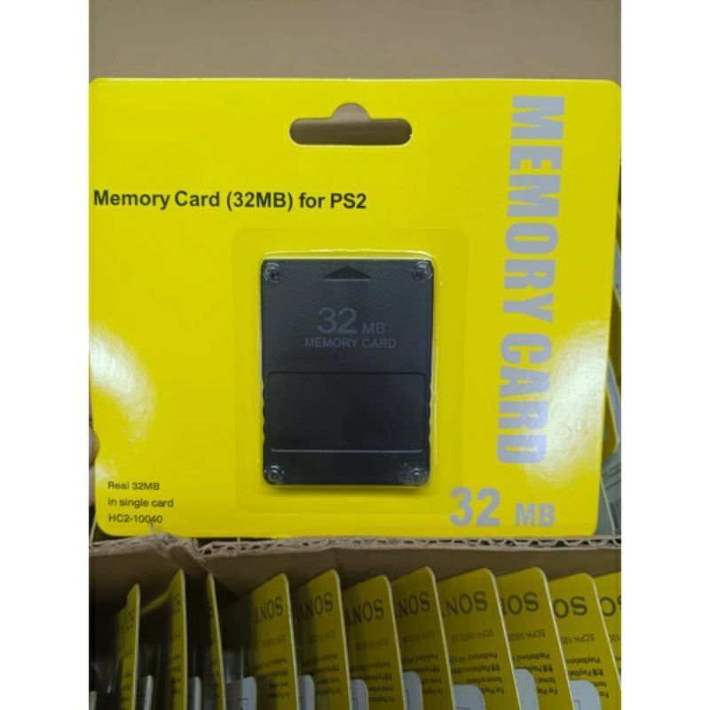 Jual MC PS2 32 MB / MEMORY CARD PS2 32MB HITAM | Shopee Indonesia